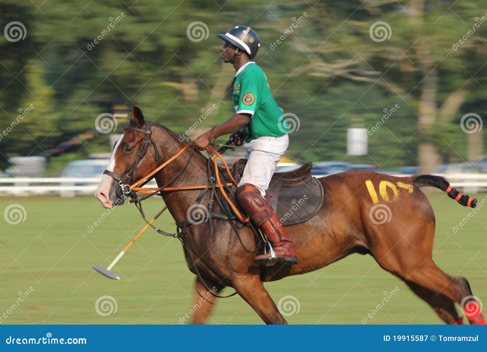 Nigerian Polo Player Motion Blur Editorial Photo | CartoonDealer.com ...
