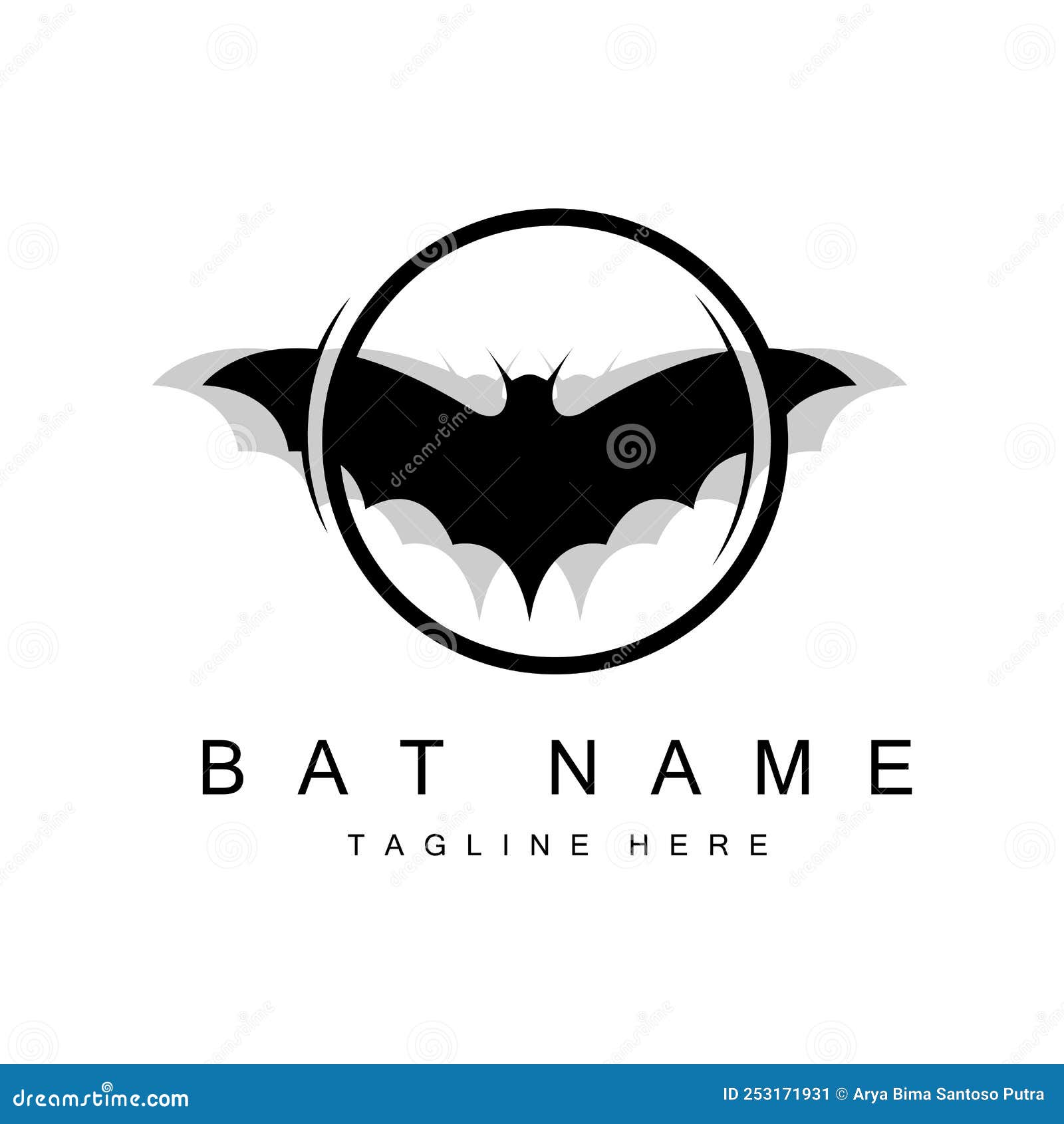 Night Animal Halloween Bat Logo Vector Symbol Stock Vector ...