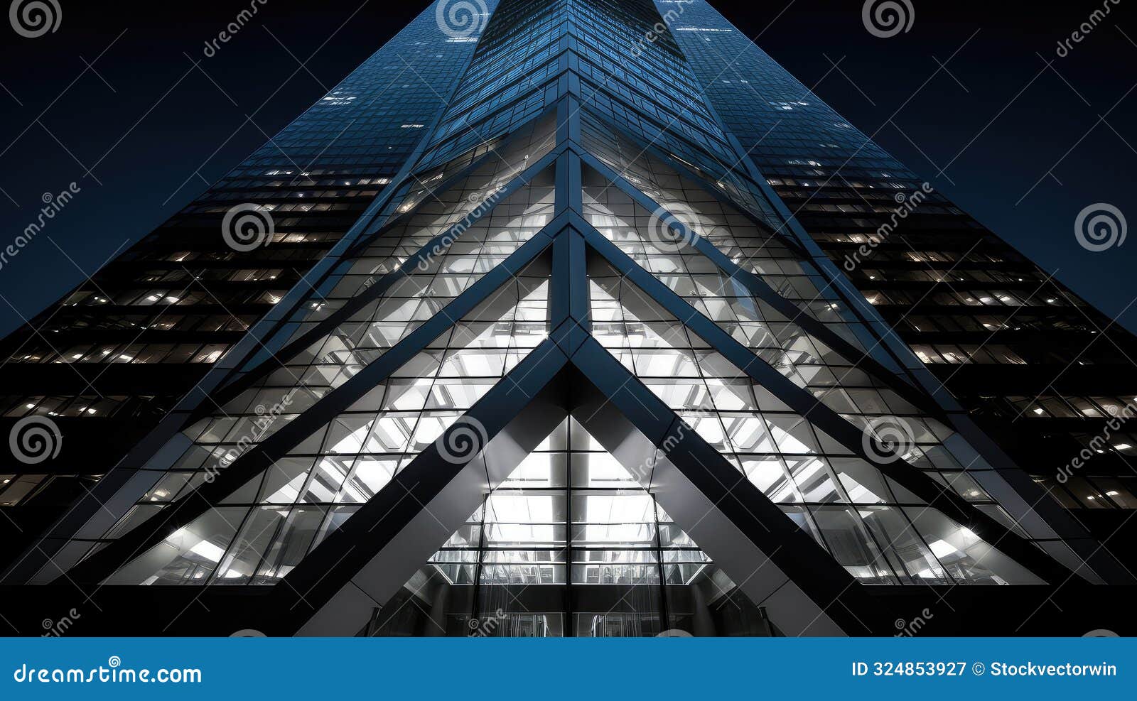Night architecture light stock illustration. Illustration of building ...