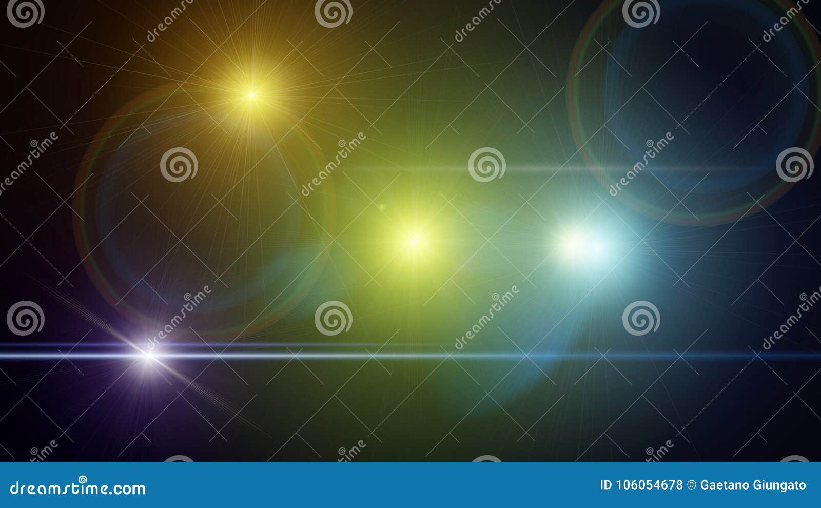 Background with Shiny Colored Lights Stock Illustration - Illustration ...