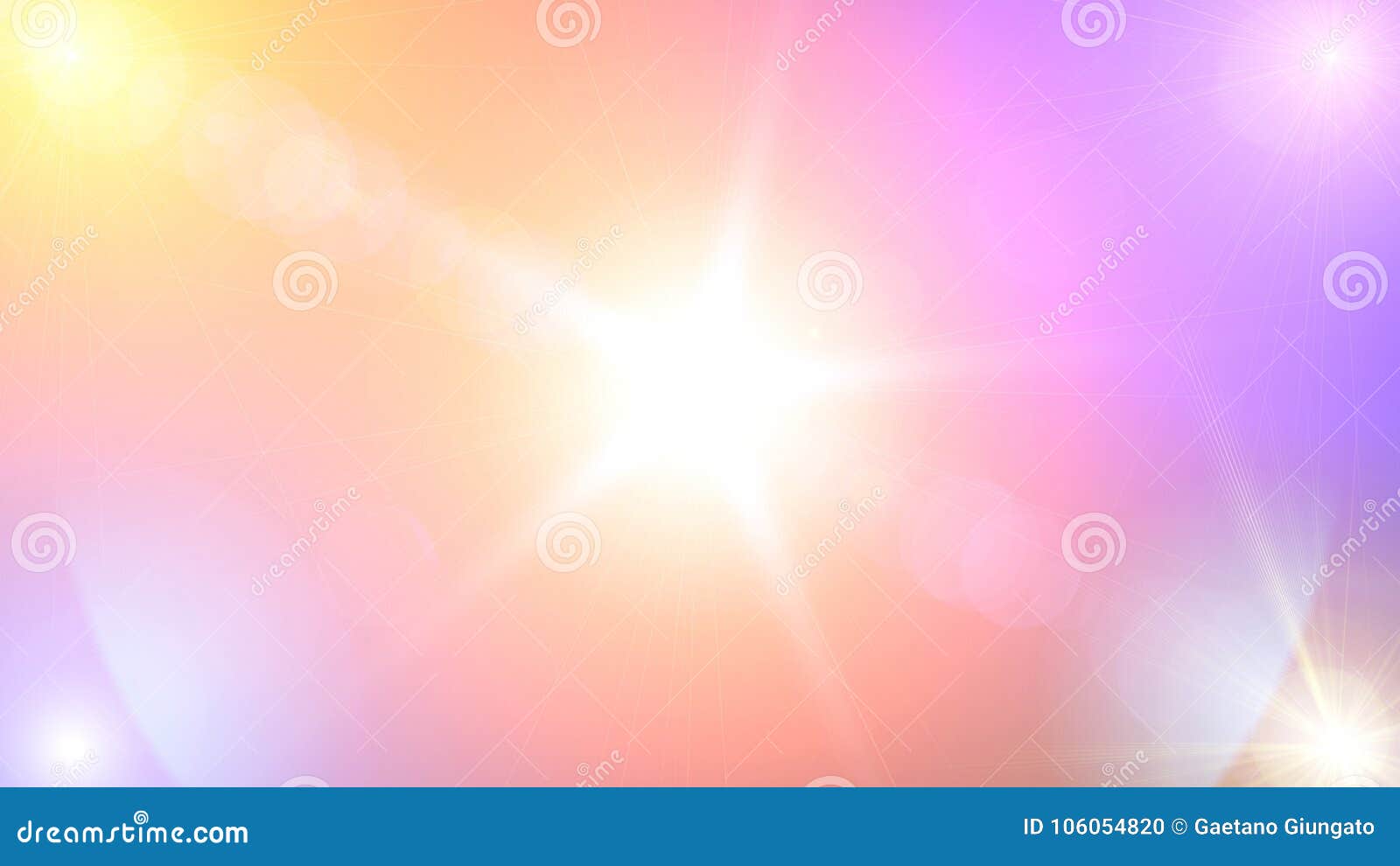 Background with Shiny Colored Lights Stock Illustration - Illustration ...