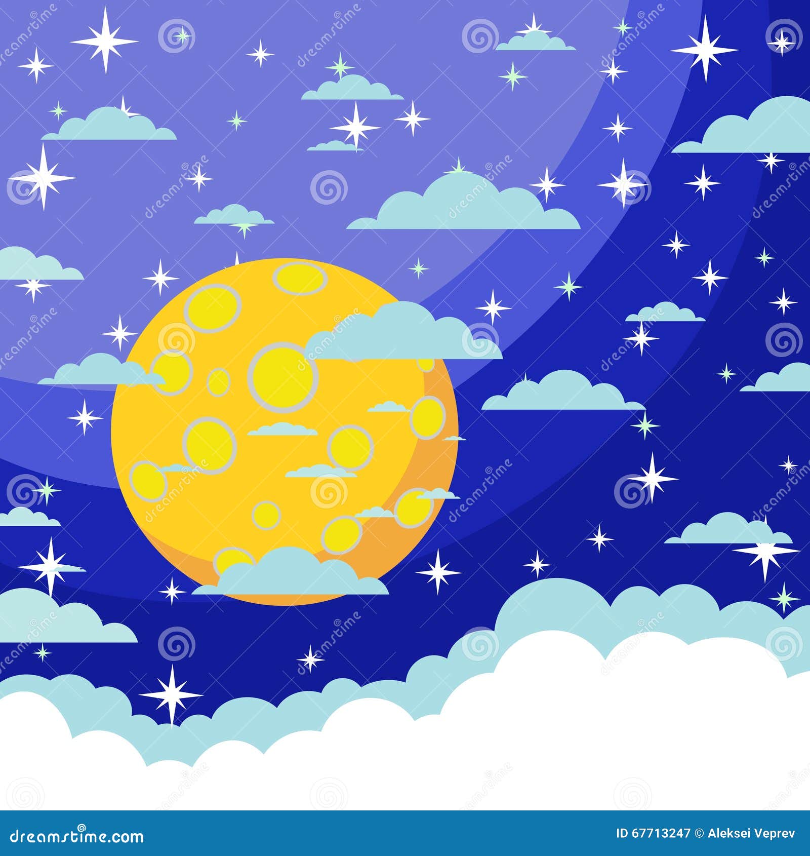 Night background. Vector stock vector. Illustration of cosmic - 67713247