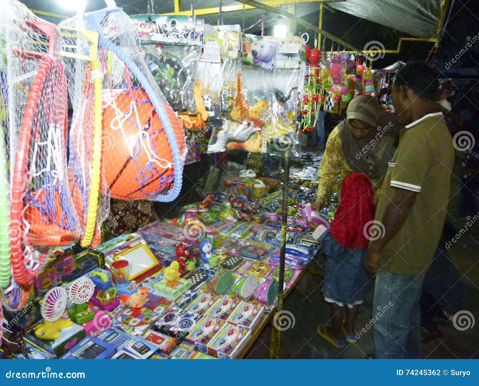 Night bazaar editorial photography. Image of produce - 74245362