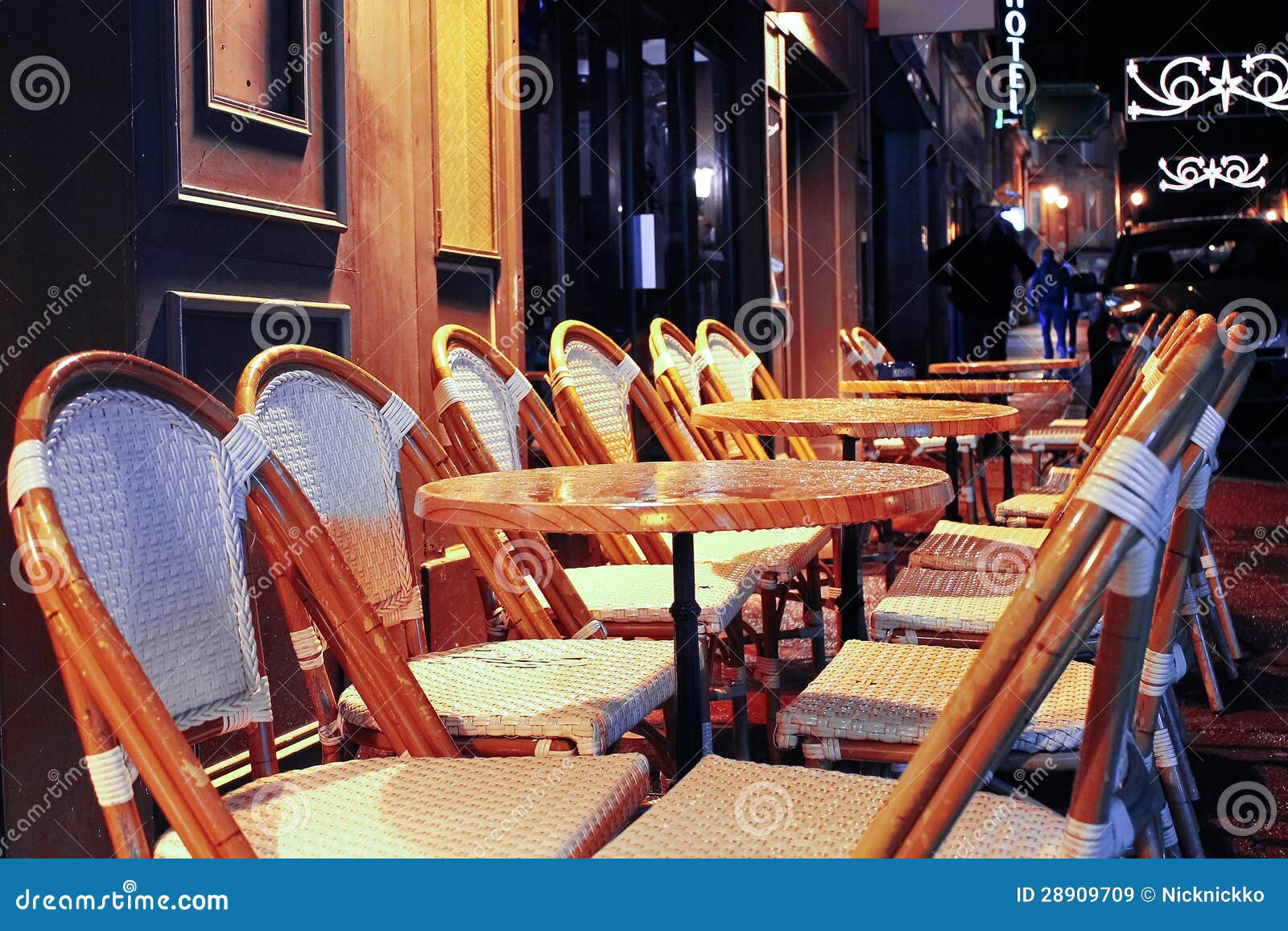 Night Cafe. stock image. Image of celebration, house - 28909709