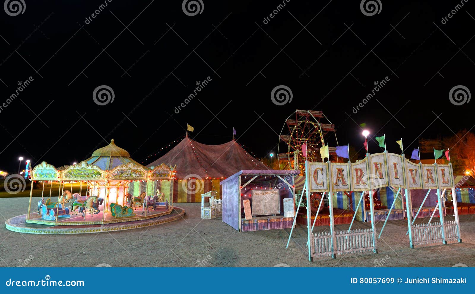 Night carnival stock image. Image of park, circus, date - 80057699