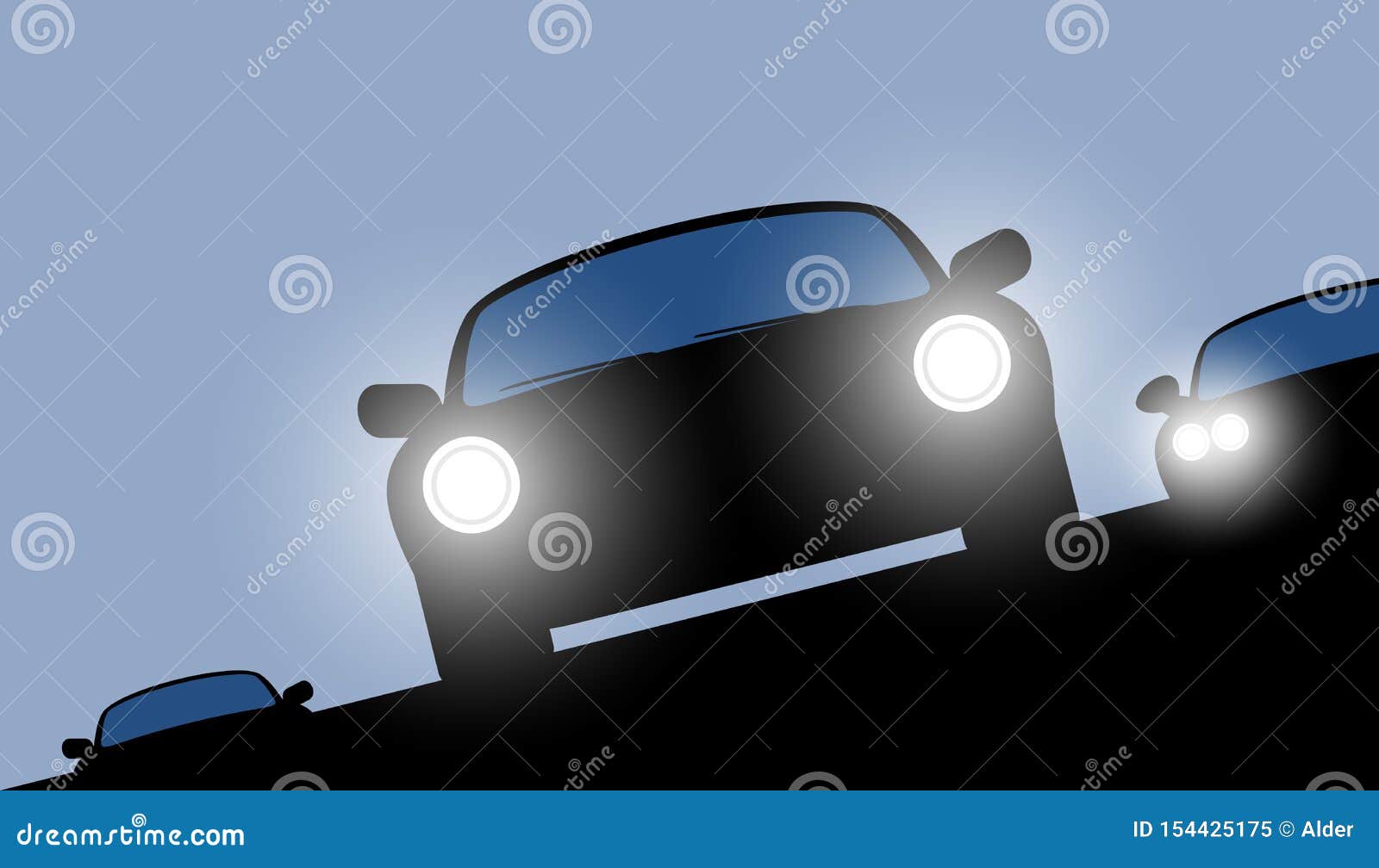 Headlights From Cars. Glow Automobile Effects Led Lamp For Vehicles ...