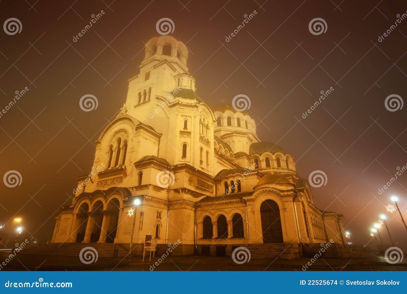 Night church stock photo. Image of tourism, historic - 22525674