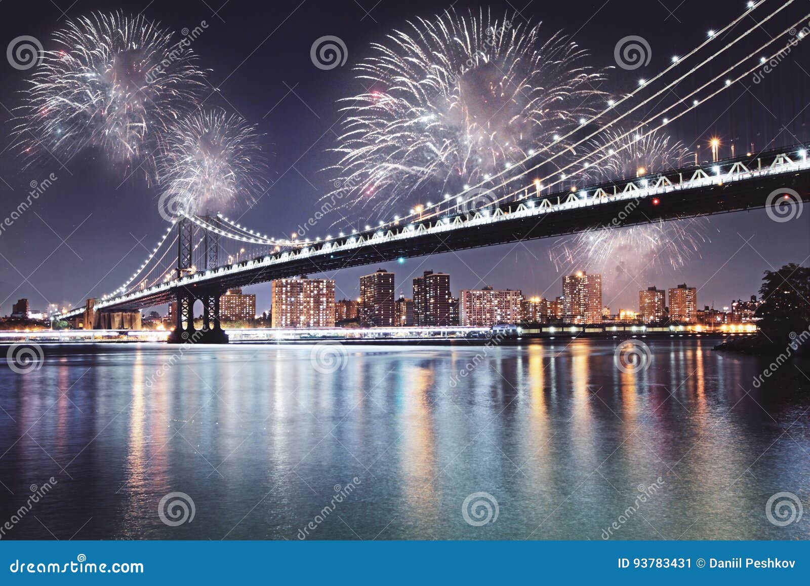 Night City with Fireworks Wallpaper Stock Image - Image of carnival ...