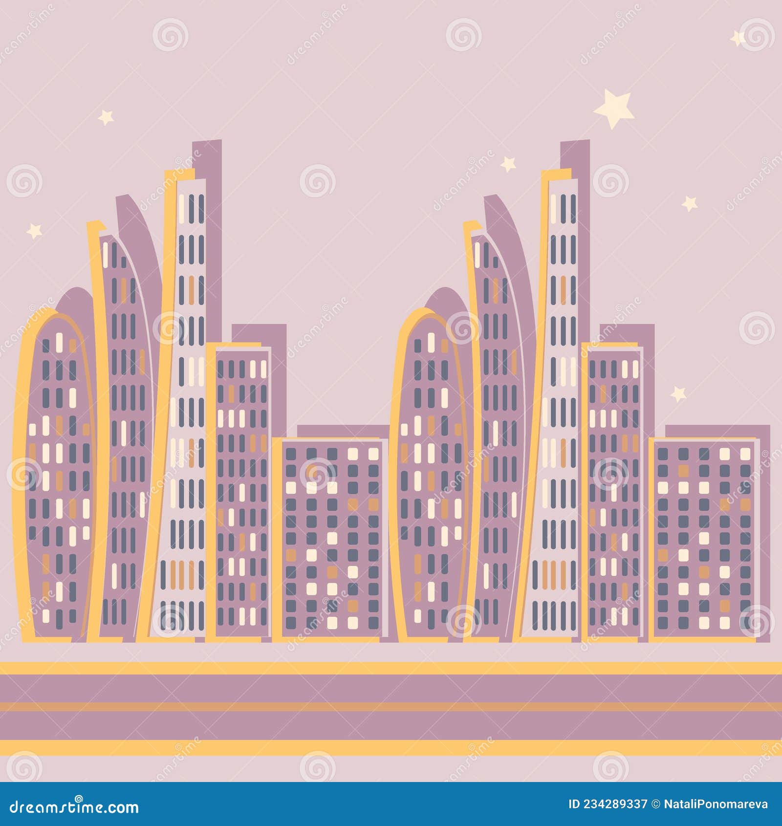 Night City - Graphics. Megalopolis, Modern Architecture Stock ...