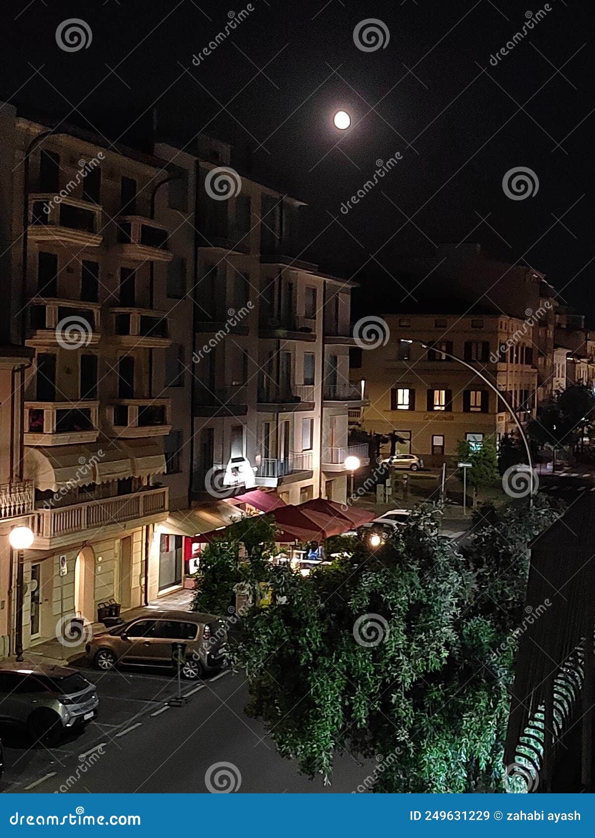 Night City View Tuscany Italy Stock Image - Image of italy, city: 249631229