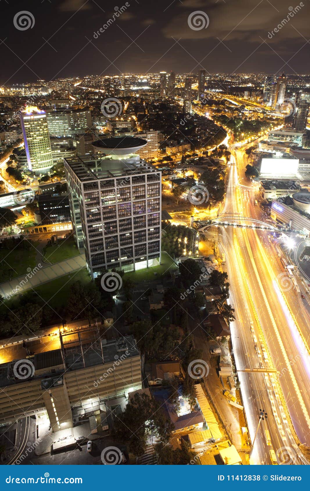 Night Cityscape stock photo. Image of financial, district - 11412838