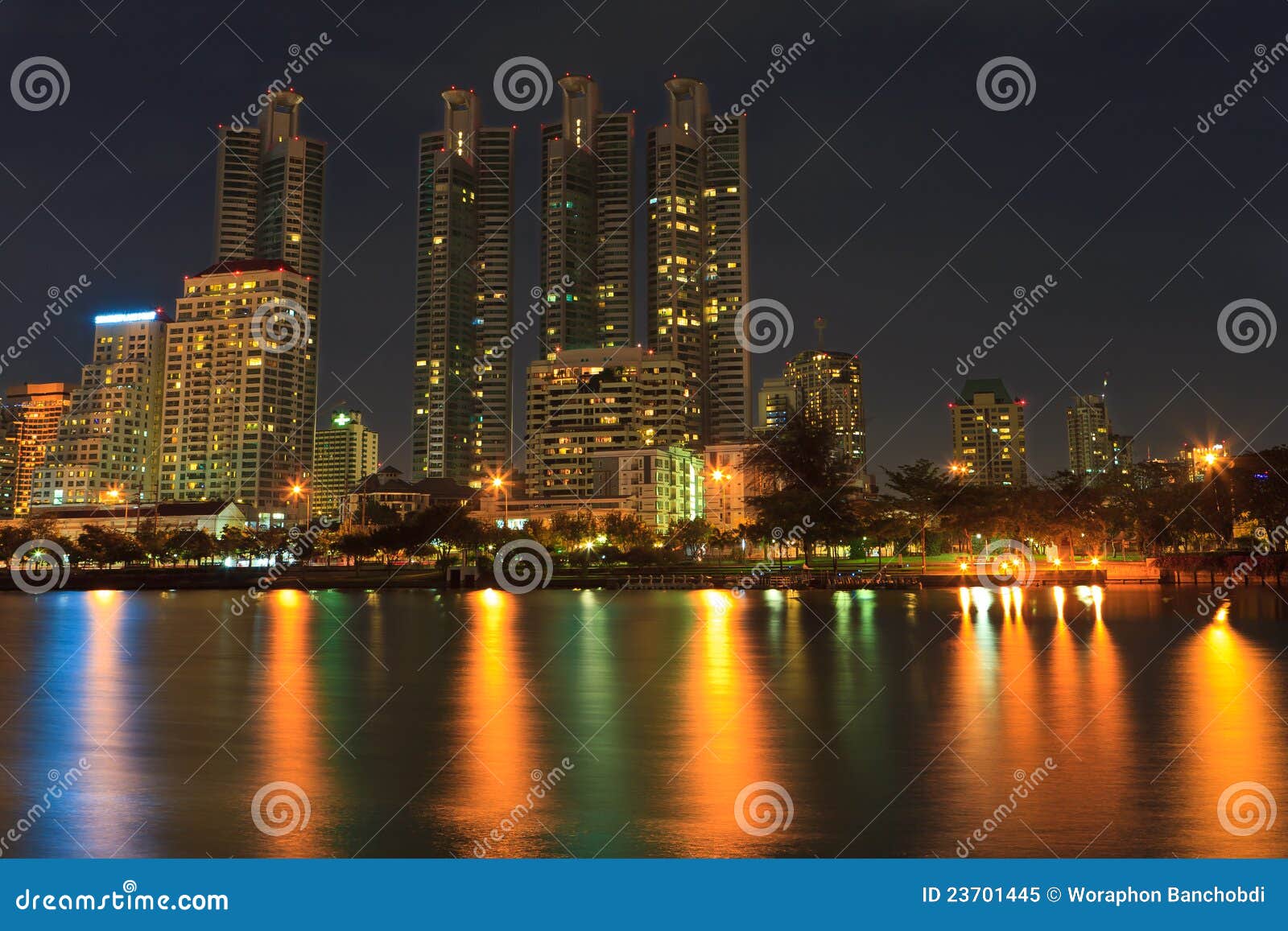 Night Cityscape stock image. Image of lights, palace - 23701445