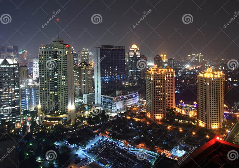 Night Cityscape stock image. Image of scene, apartment - 4757573