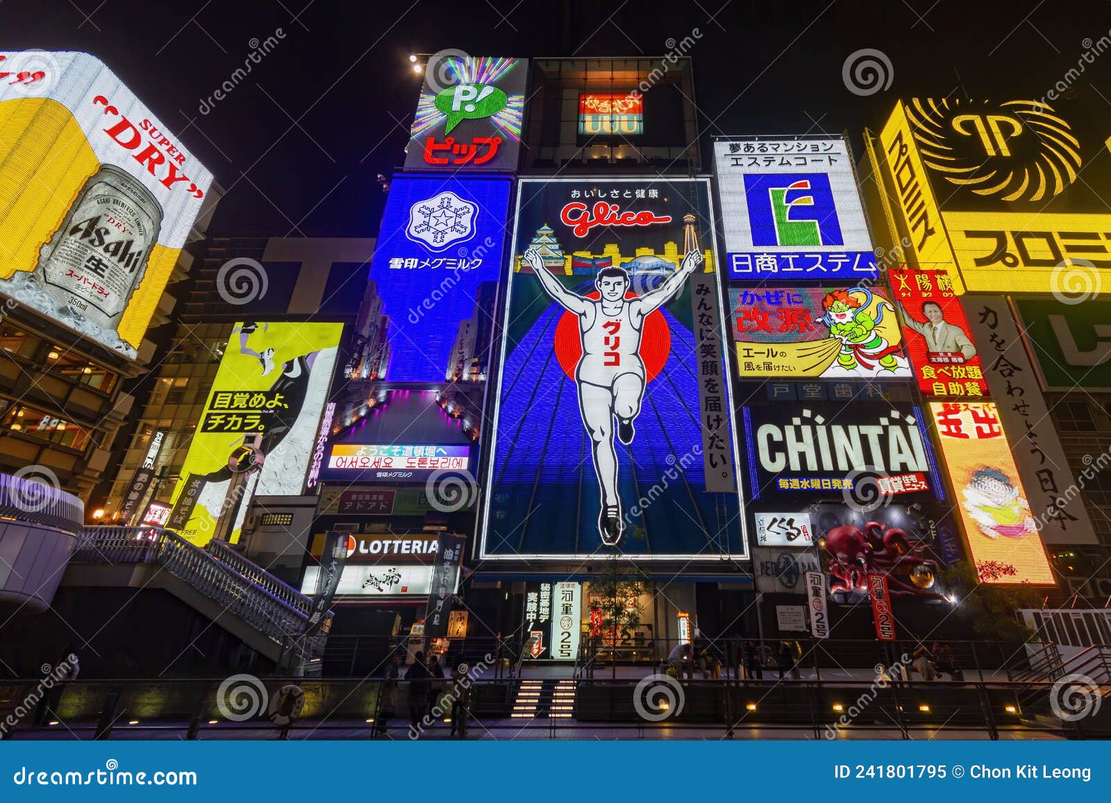 Night Classical View of Dotonbori Glico Sign Editorial Image - Image of ...