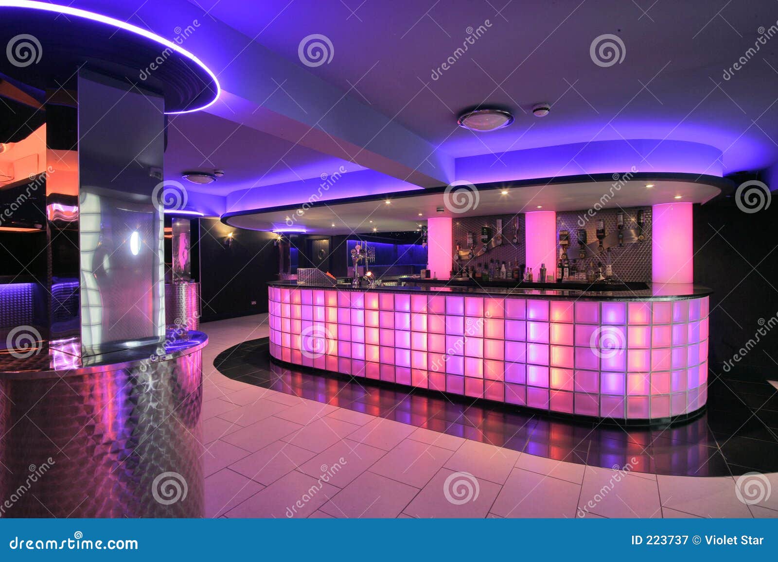 Night Club stock image. Image of lights, decor, color, music - 223737
