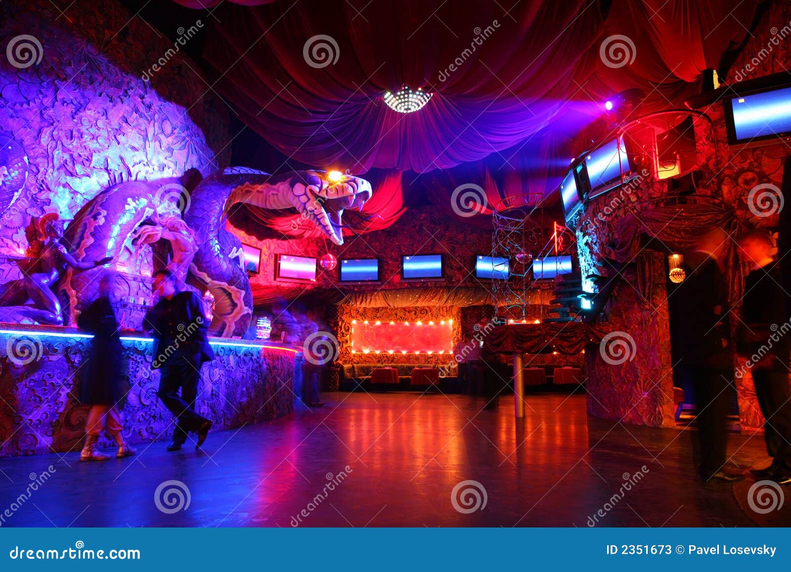 Night club interior stock image. Image of equipment, nightclub - 2351673