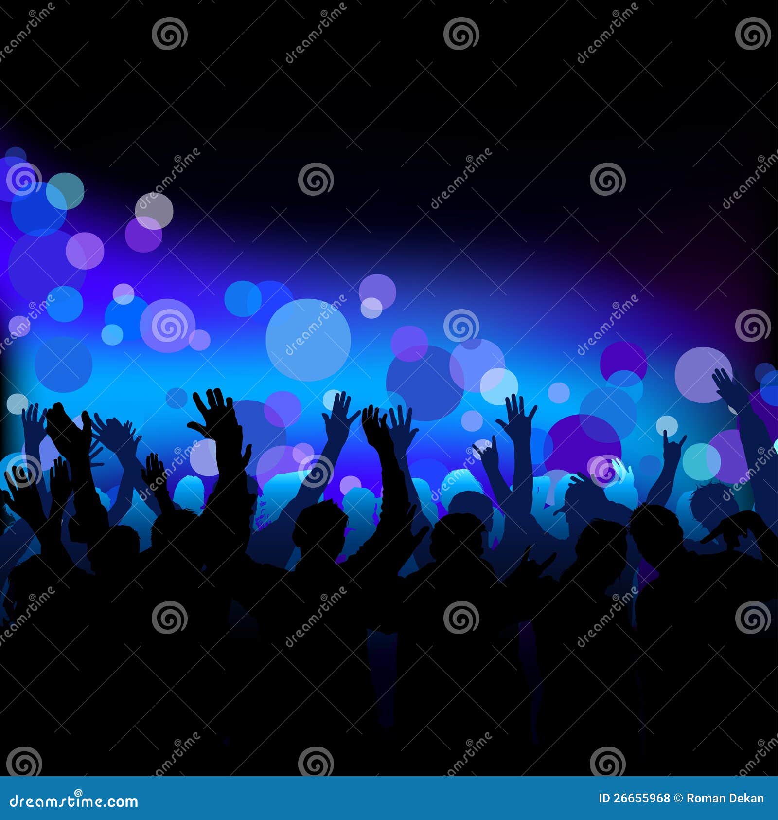 Night Club Life stock vector. Illustration of teenager - 26655968