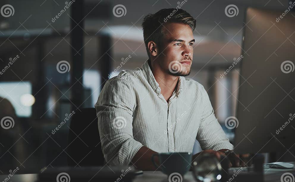 Night, Computer and Planning with Man in Office for Network ...