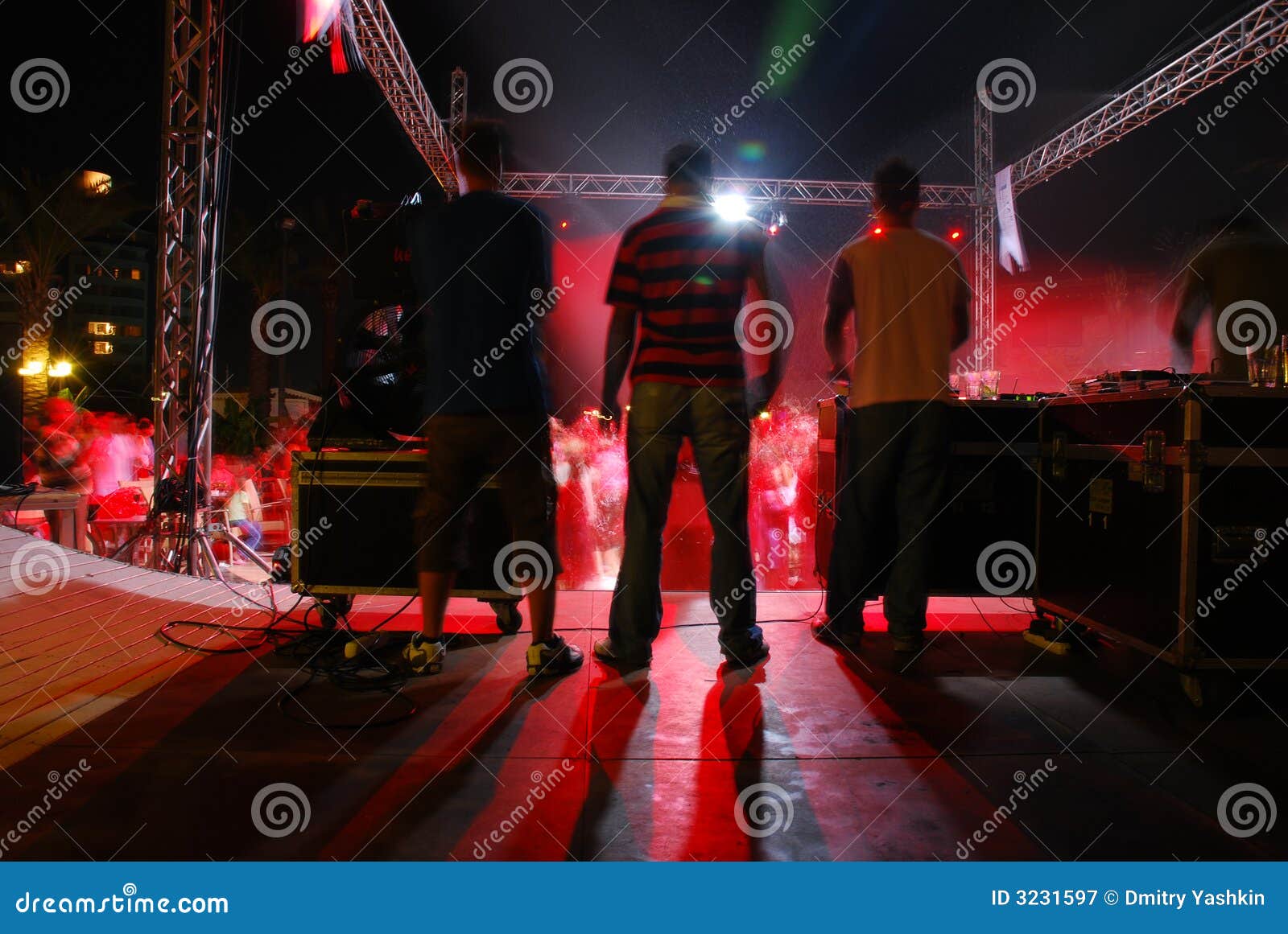 Night concert stock image. Image of concert, excited, entertainment ...