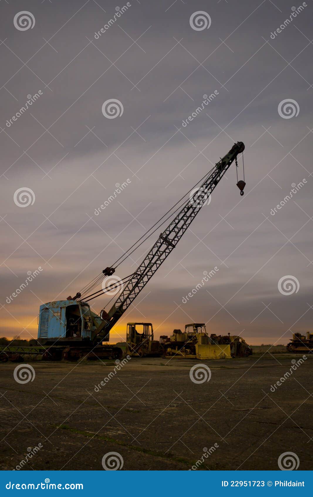 Night crane stock image. Image of clouds, exposure, construction - 22951723