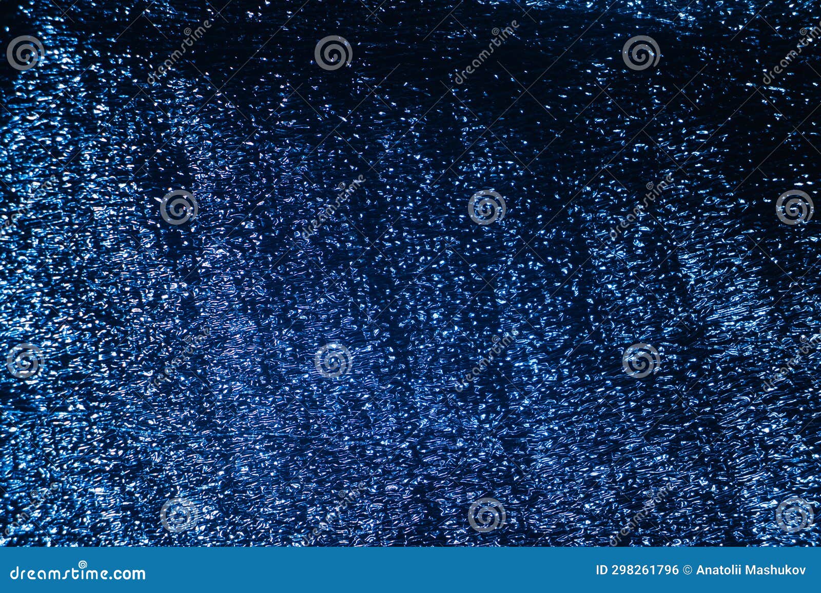 Night Dark Blue Water Surface, Abstract Blurred Blue Color Background ...