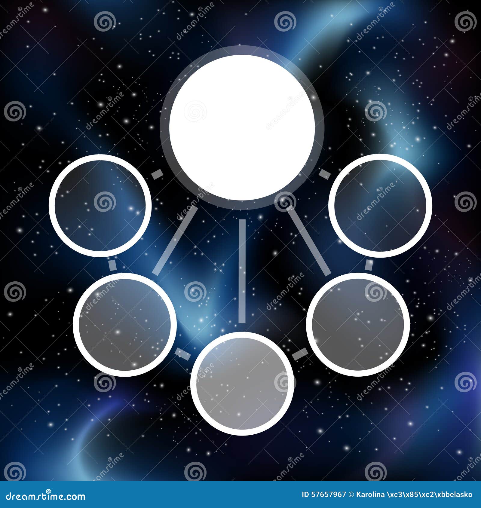 Night, Deep Sky Infographic Stock Vector - Illustration of astrology ...