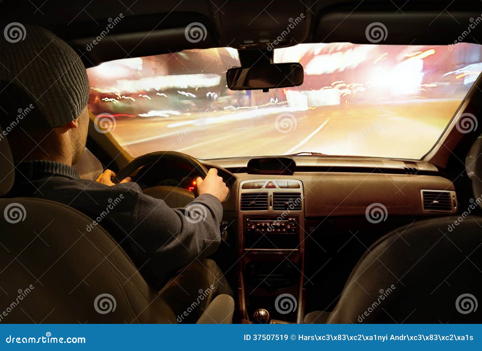 Night drive stock image. Image of riding, pursuit, steering - 37507519