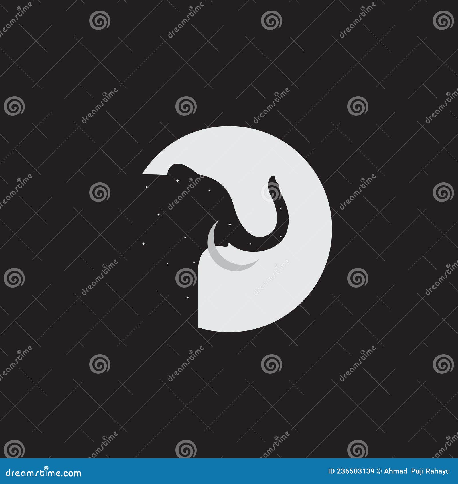 Night Elephant Ivory Logo Symbol Icon Vector Graphic Design ...
