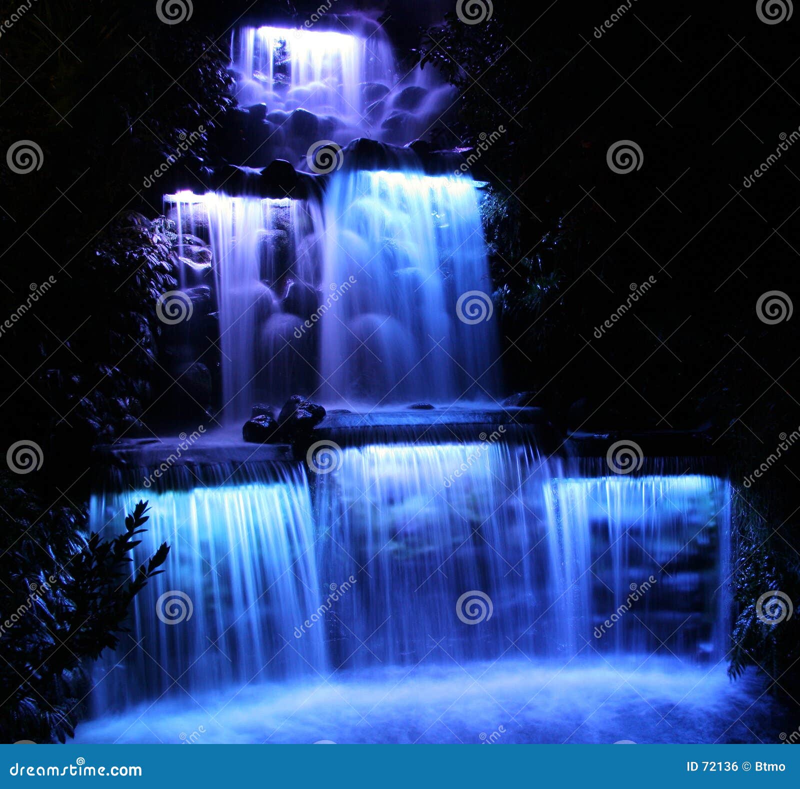 Night Falls stock photo. Image of night, nighttime, waterfall - 72136