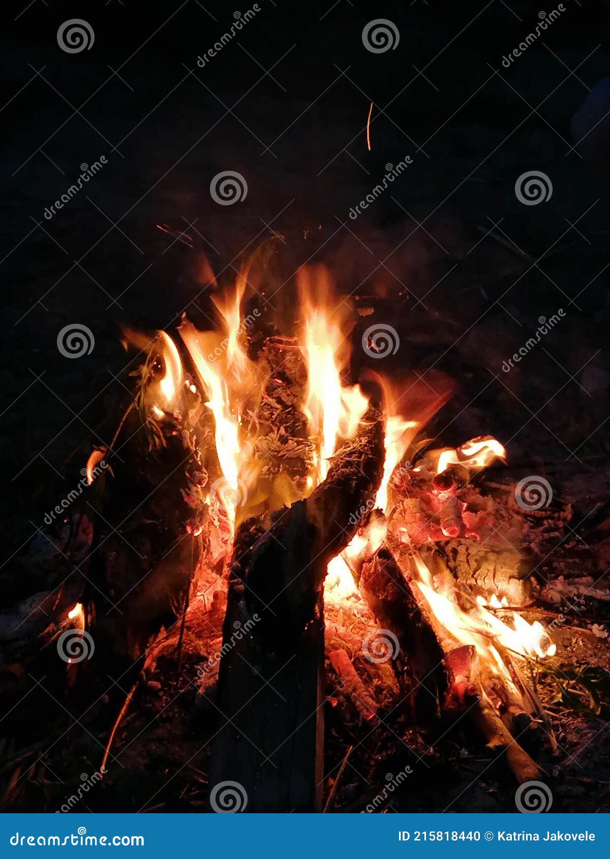 Night of fire stock photo. Image of fire, screenshot - 215818440