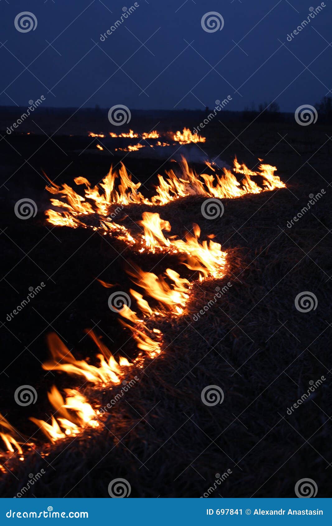 Night fire stock image. Image of bright, orange, dark, vertical - 697841