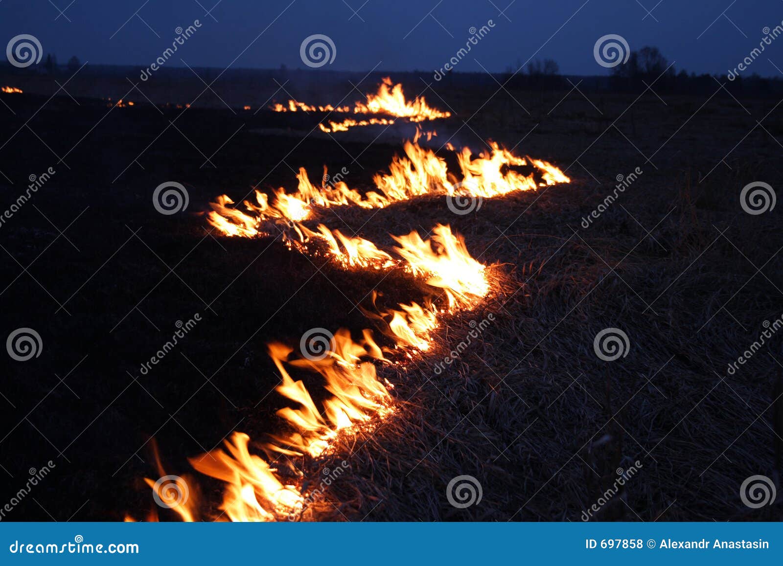 Night fire stock photo. Image of steppe, wallpaper, wallpapers - 697858