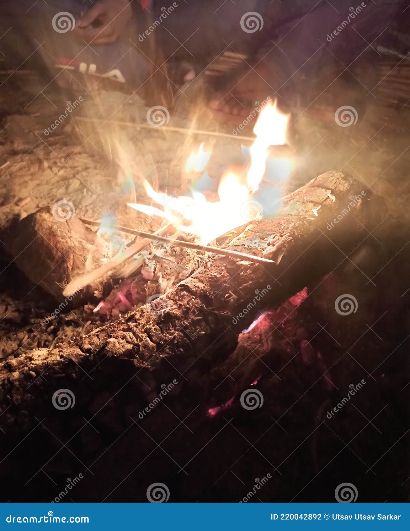 Night fire husefull moment stock photo. Image of light - 220042892