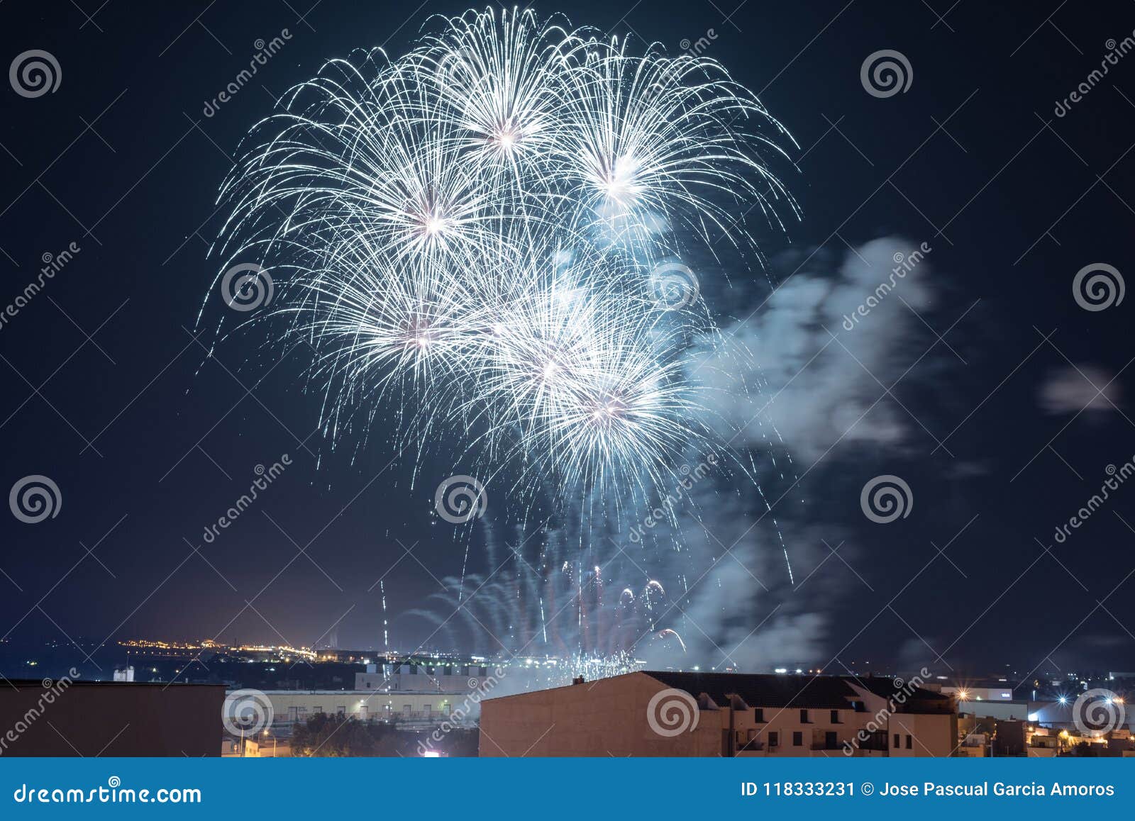 In The Night Of Fireworks Picture. Image: 118333231