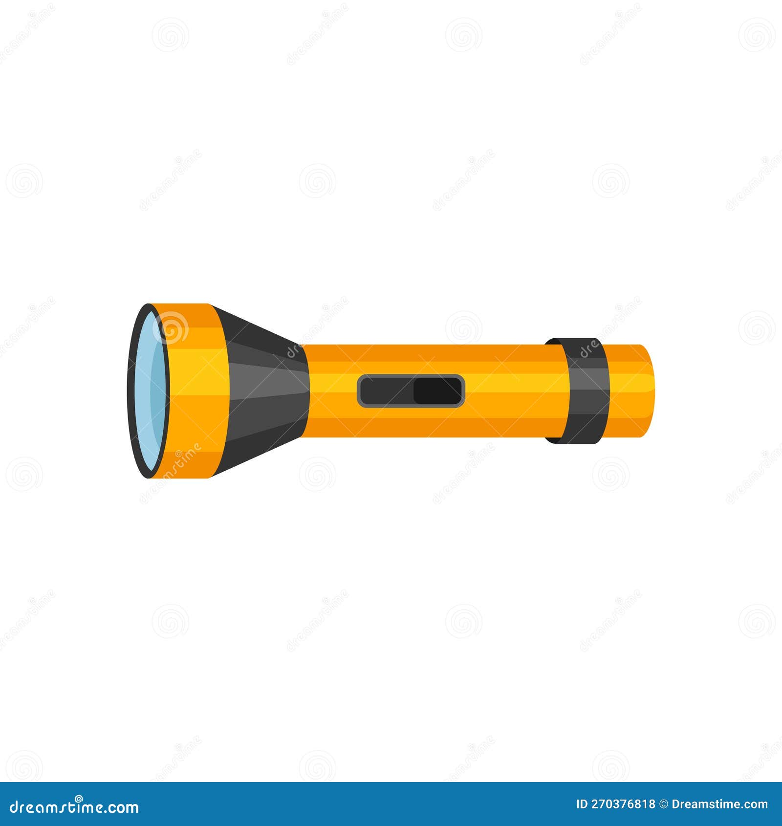 Night Flashlight Cartoon Vector Illustration Stock Vector ...