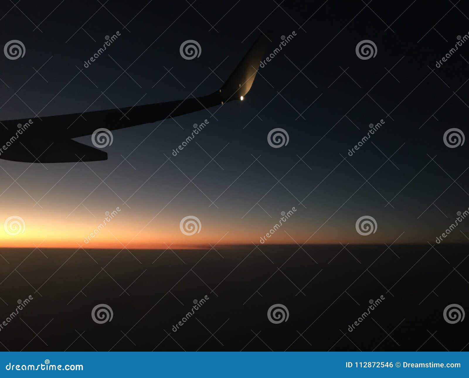 Night flight view. Travel stock photo. Image of night - 112872546