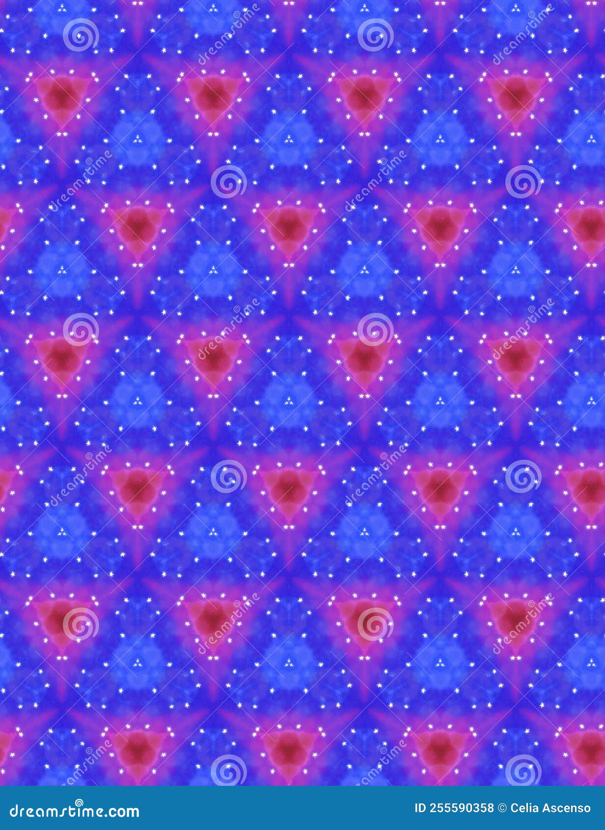 Night Galaxy Triangles Prism Background Stock Illustration ...