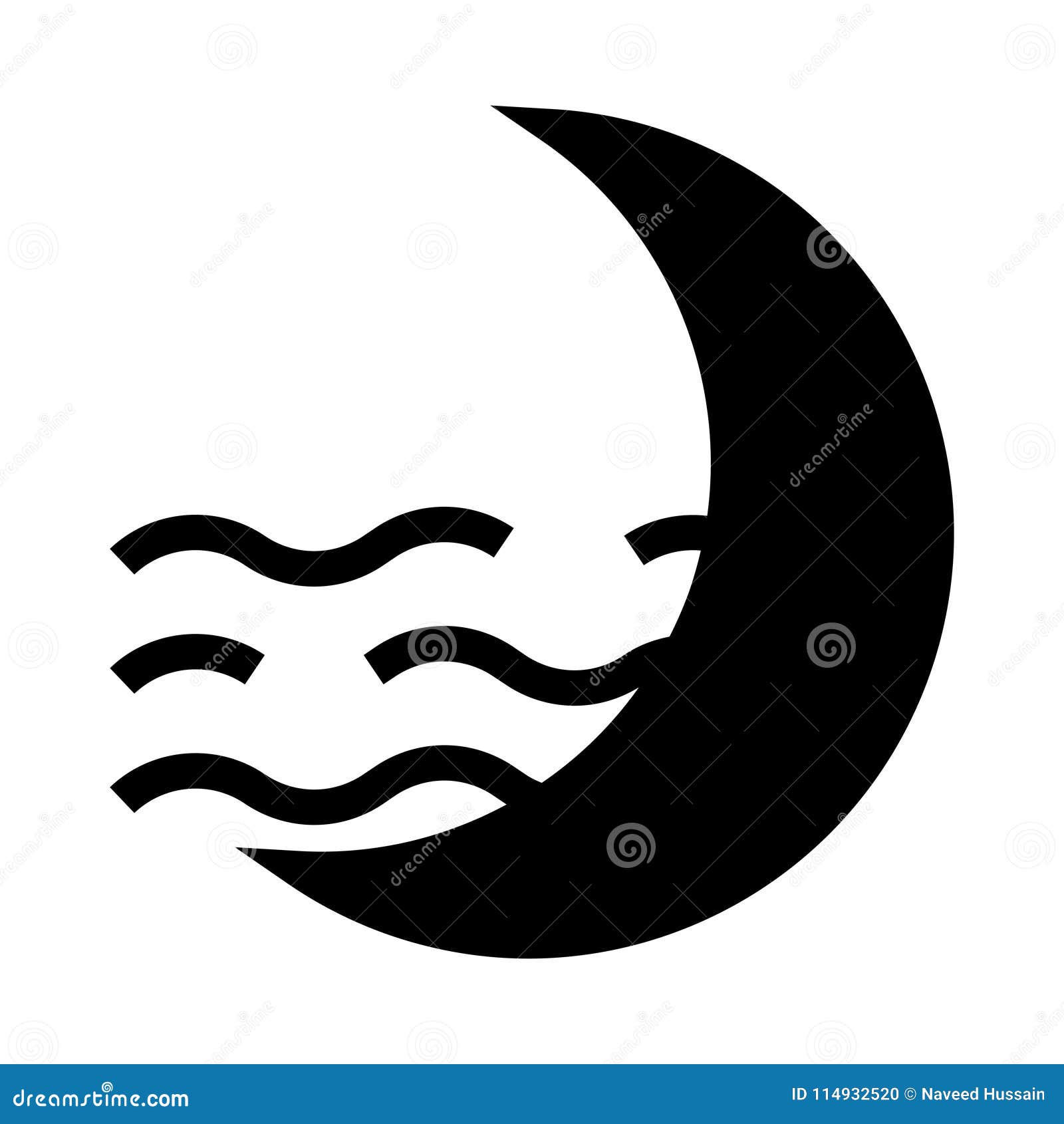 Night glyphs icon stock illustration. Illustration of office - 114932520