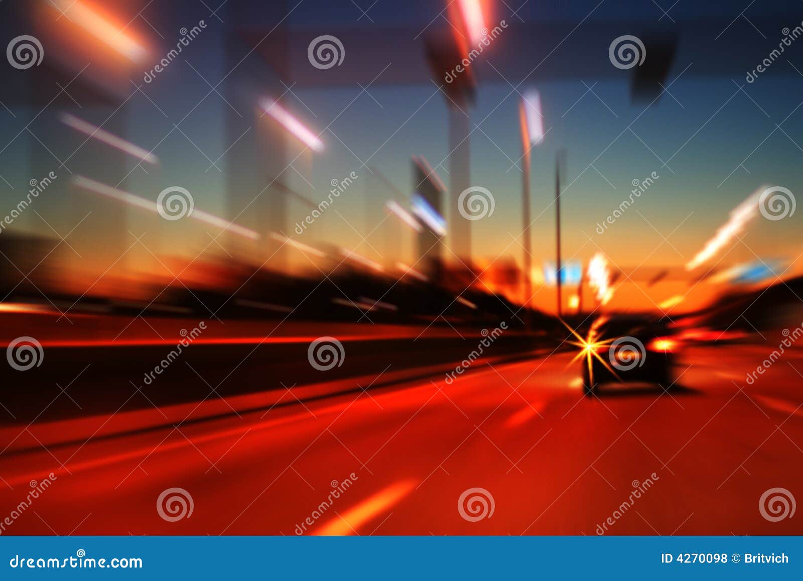 Night highway motion stock photo. Image of industrial - 4270098