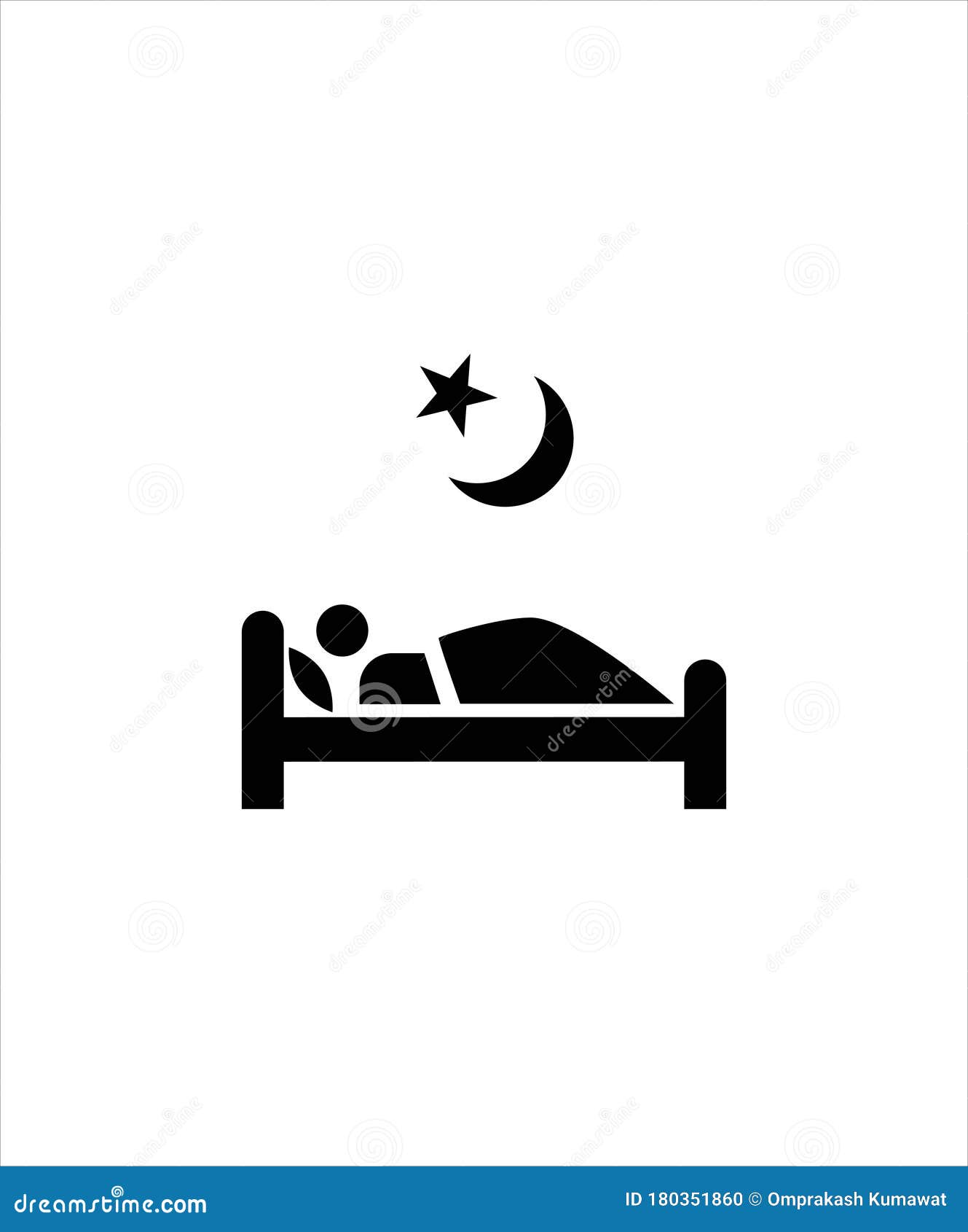 Night Icon,night Sleep Icon,vector Best Flat Night Icon. Stock Vector ...
