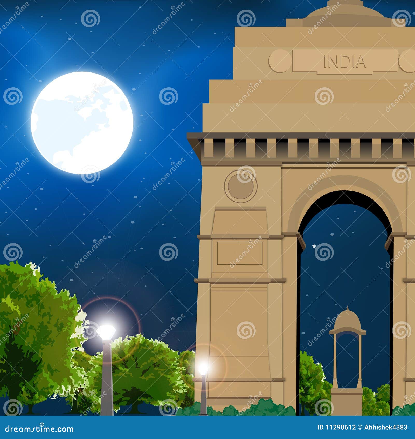 India Gate Vector Icon. India Gate Graphic Symbol | CartoonDealer.com ...