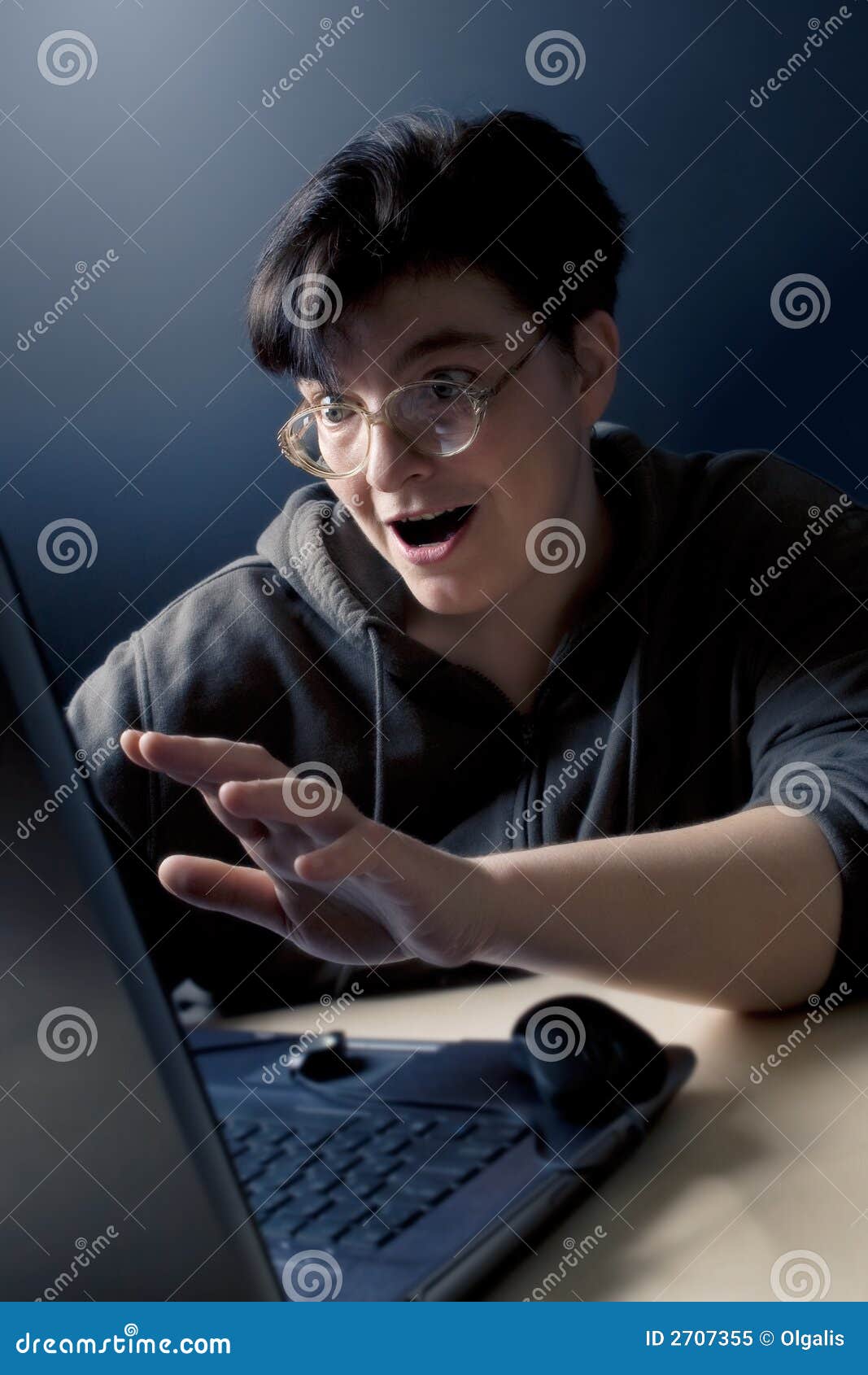 Night internet surfing stock image. Image of monitor, activity - 2707355