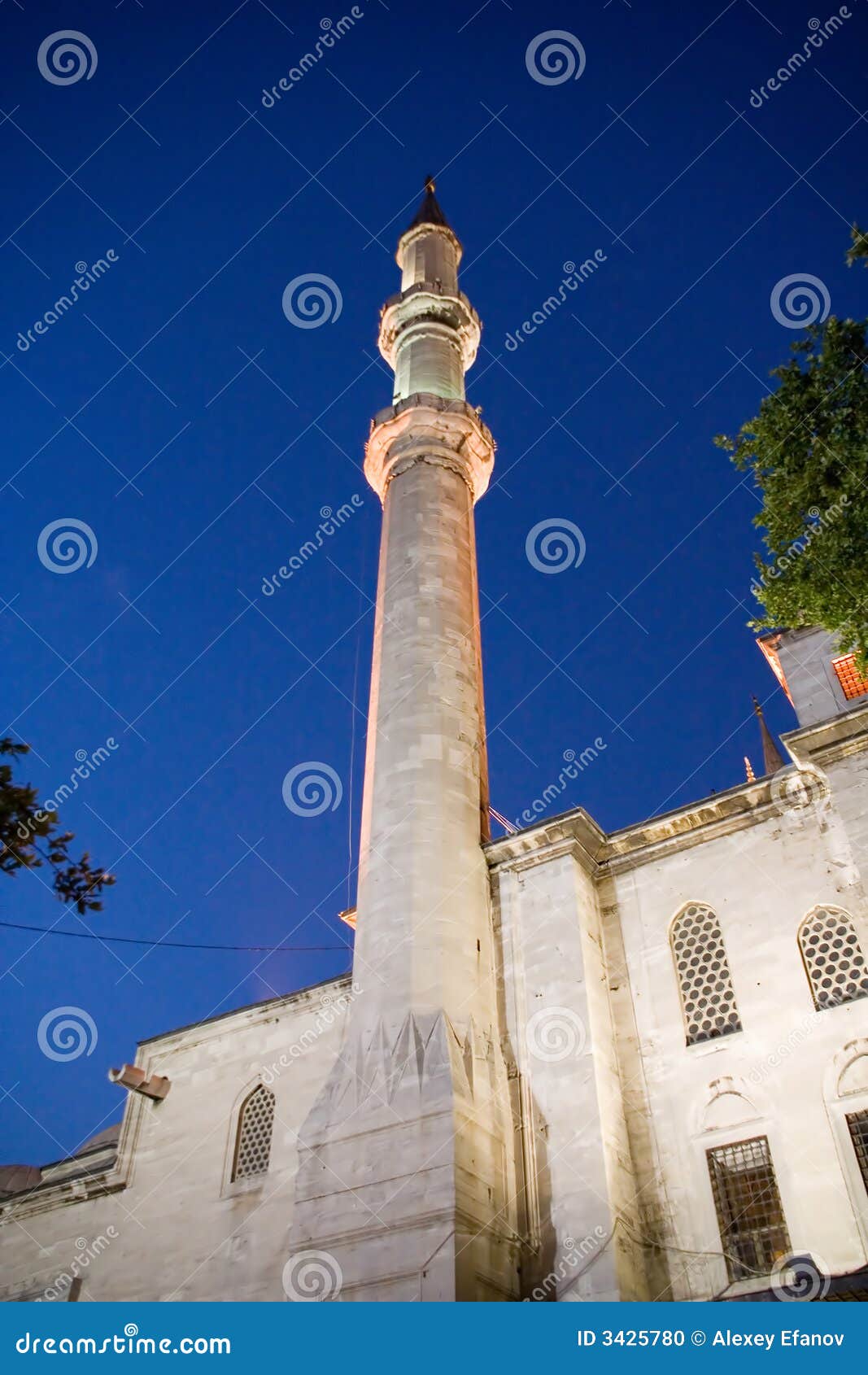 Night islam mosque stock photo. Image of monument, islam - 3425780