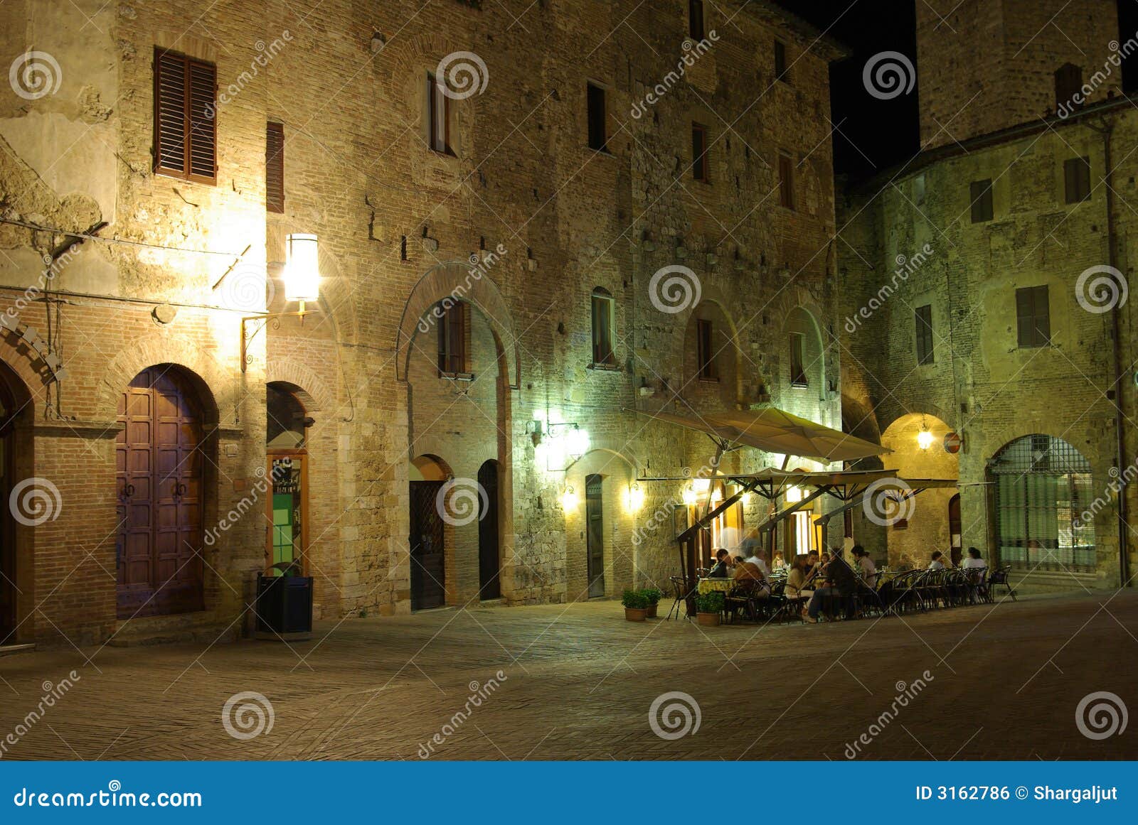 Night in Italy stock photo. Image of architecture, europe - 3162786