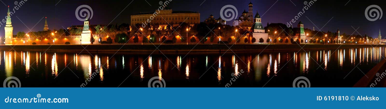 Night kremlin stock photo. Image of history, brick, place - 6191810