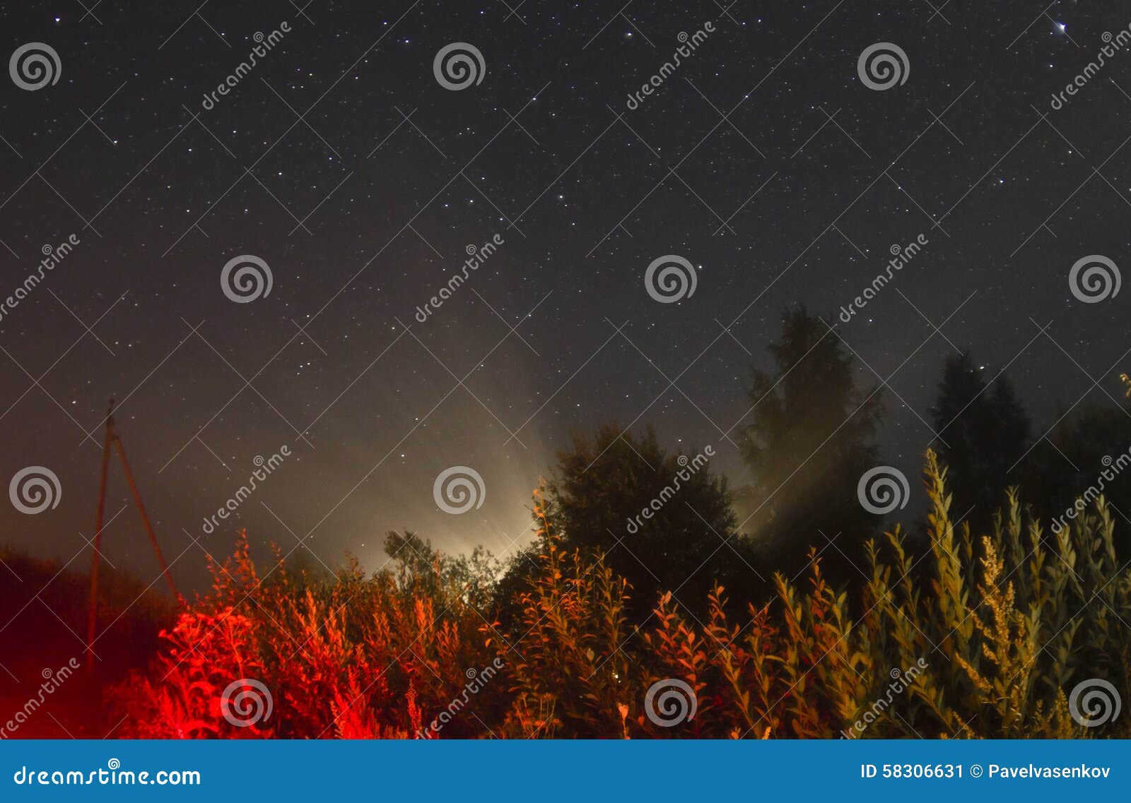 Night landscape stock image. Image of bright, night, speed - 58306631