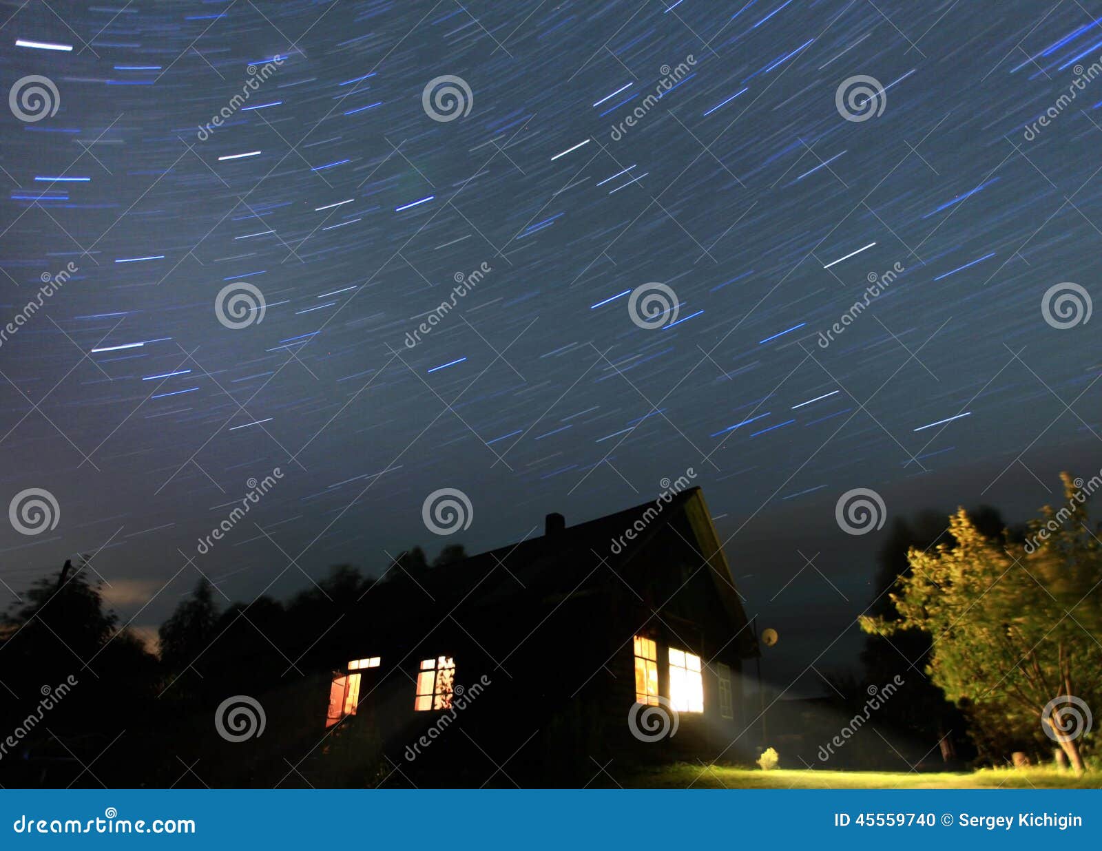 Night landscape stock photo. Image of landscape, blue - 45559740