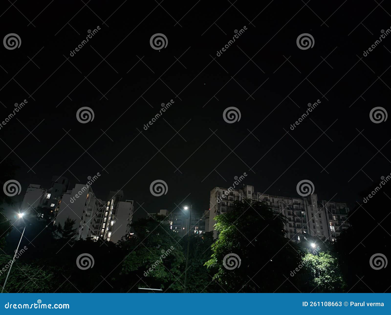 Night Life in Lucknow Beautifully Captured Stock Image - Image of night ...