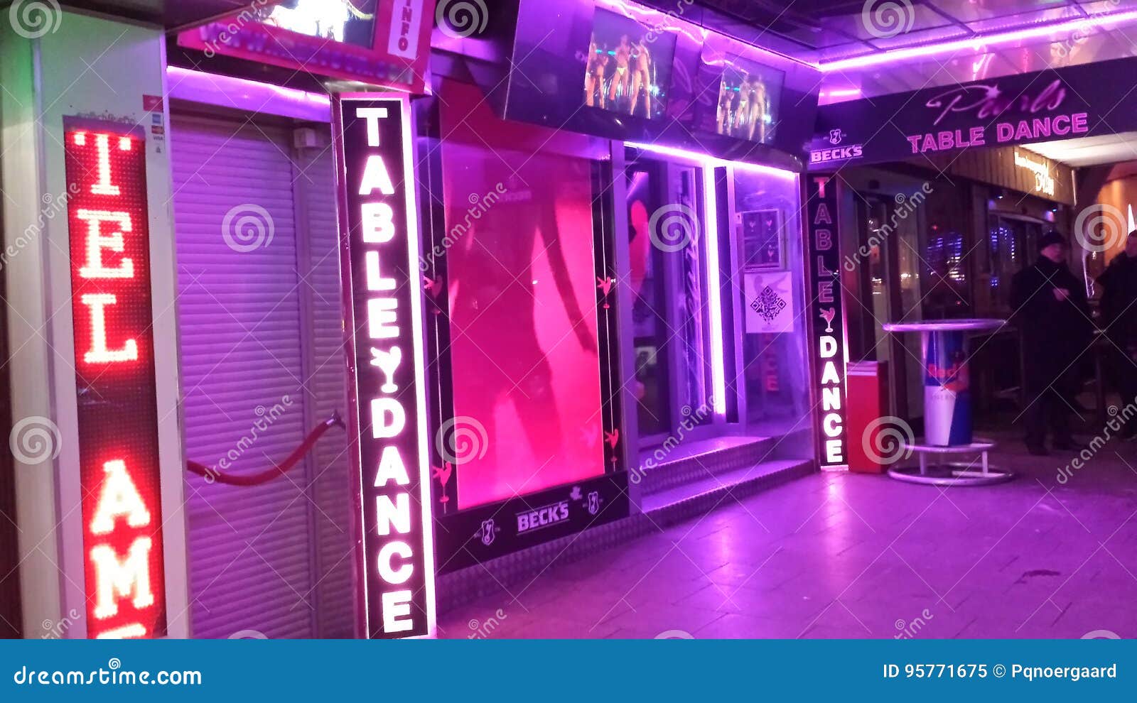 Night Life at Reeperbahn in Hamburg, Germany Editorial Image - Image of ...