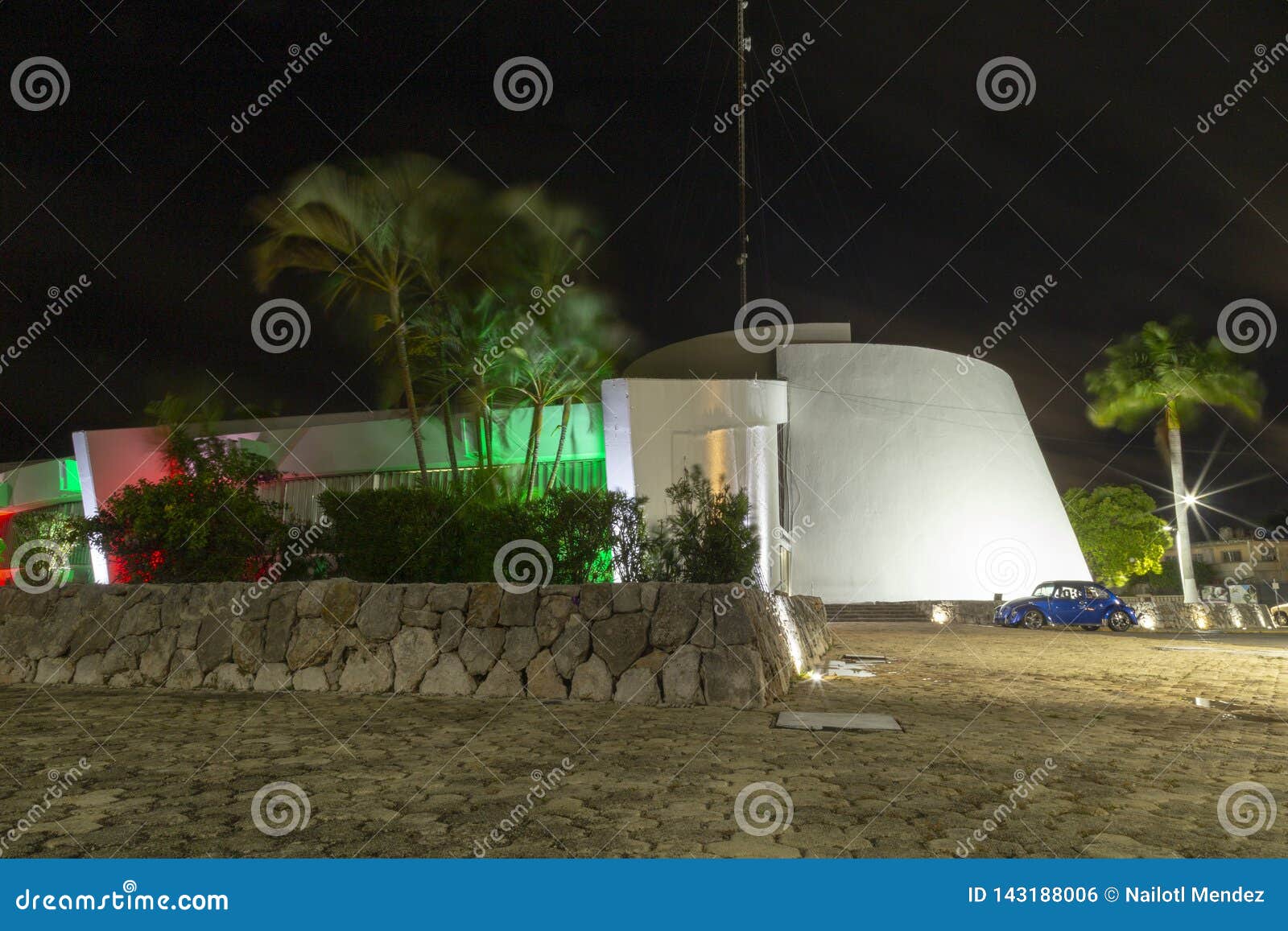 The Night Light, Chetumal, Quintana Roo,Mexico Stock Photo - Image of ...